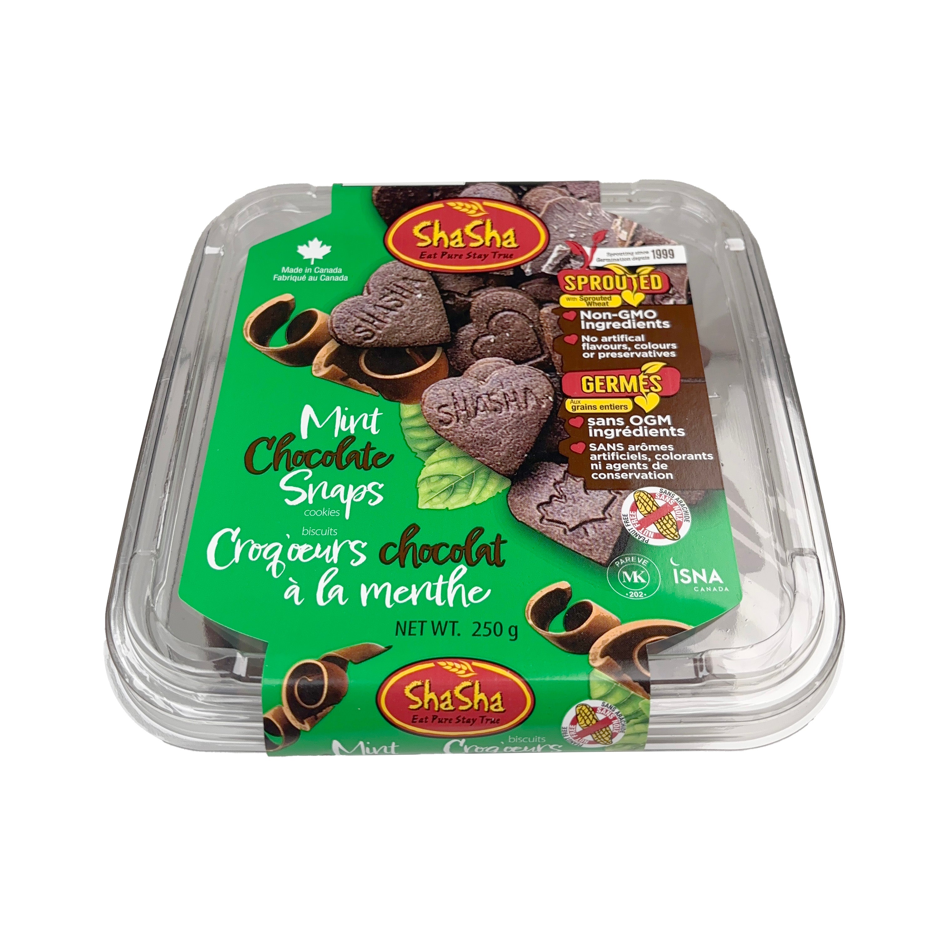 Mint Chocolate Snap Cookies (Seasonal) – ShaSha Bread Co.